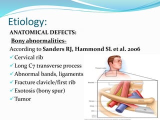 Thoracic outlet syndrome/ TOS | PPTX