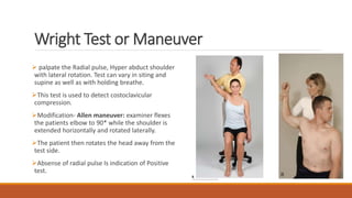 Thoracic Outlet Syndrome Tests