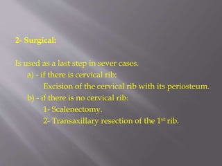 Thoracic outlet syndrome | PPT