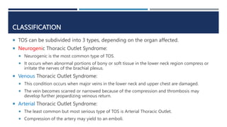 Thoracic Outlet Syndrome.pptx | Death, Injury, or Military Conflict ...