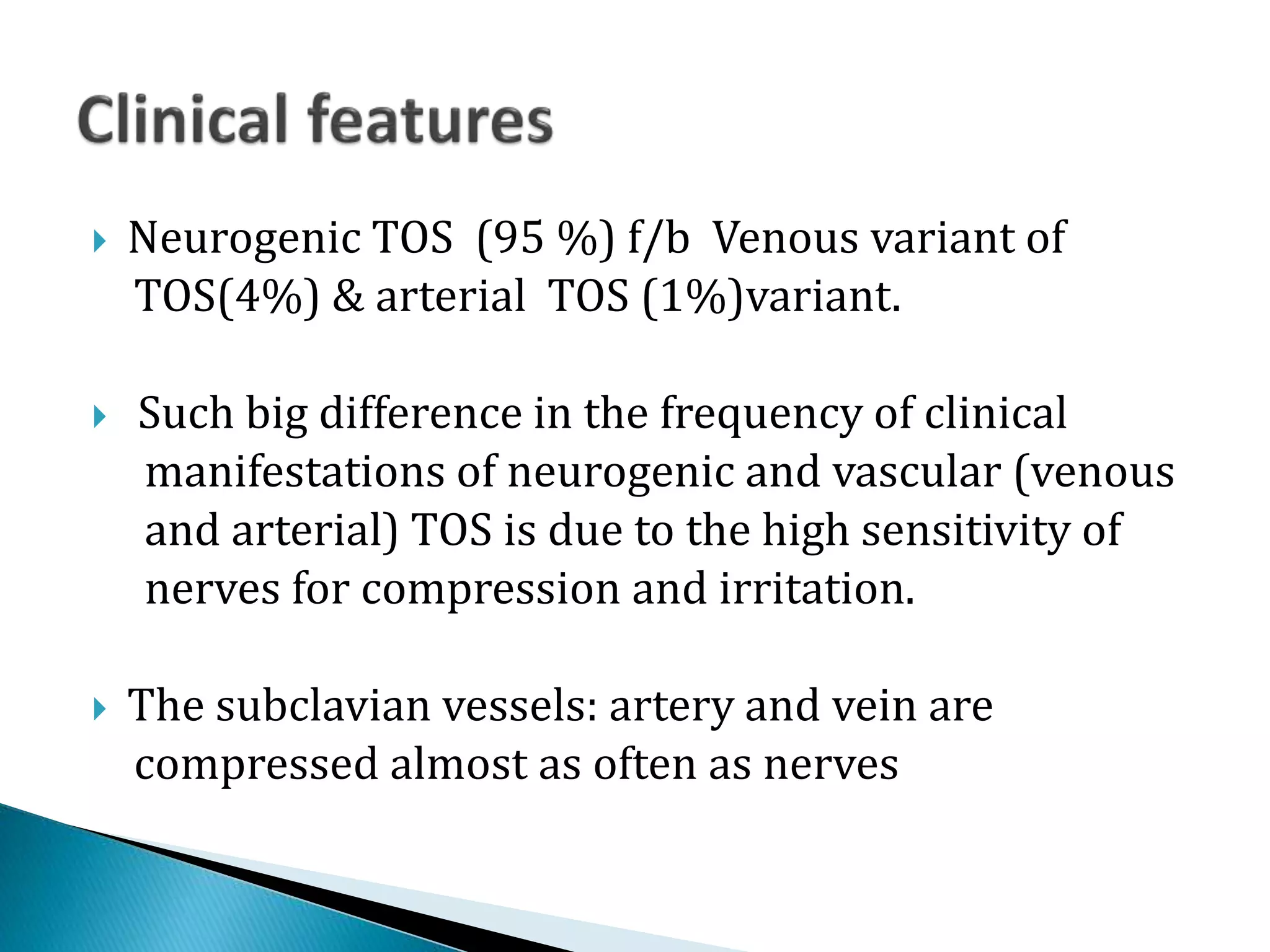 Thoracic outlet syndrome | PPTX