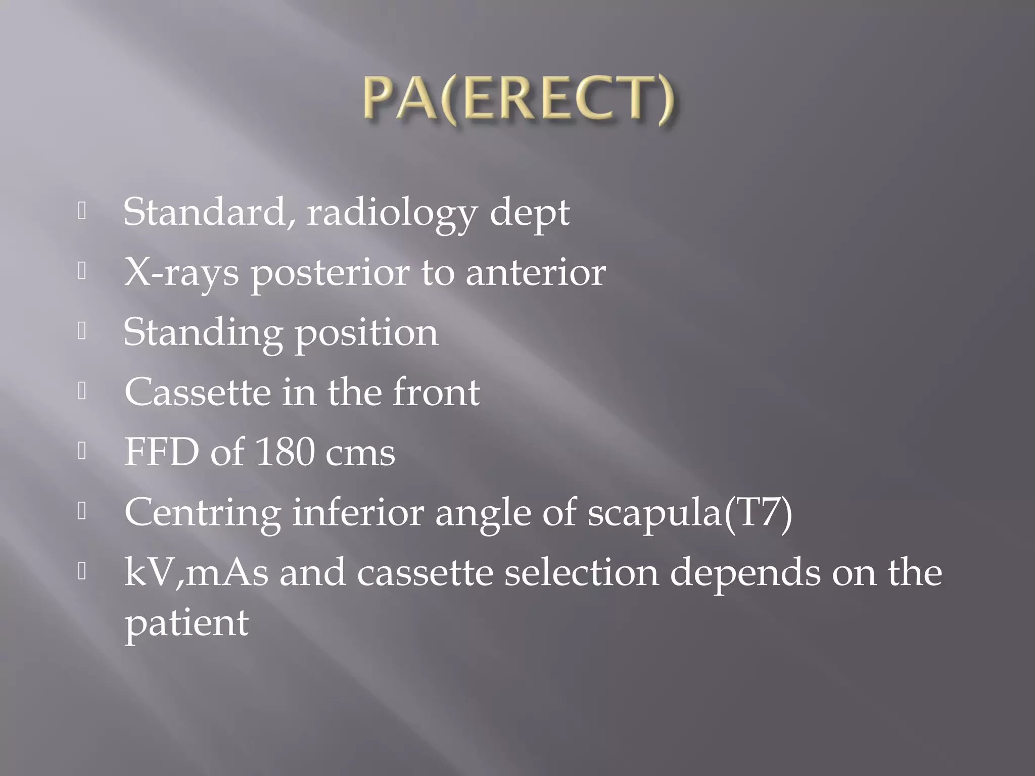 Thoracic positioning | PPT