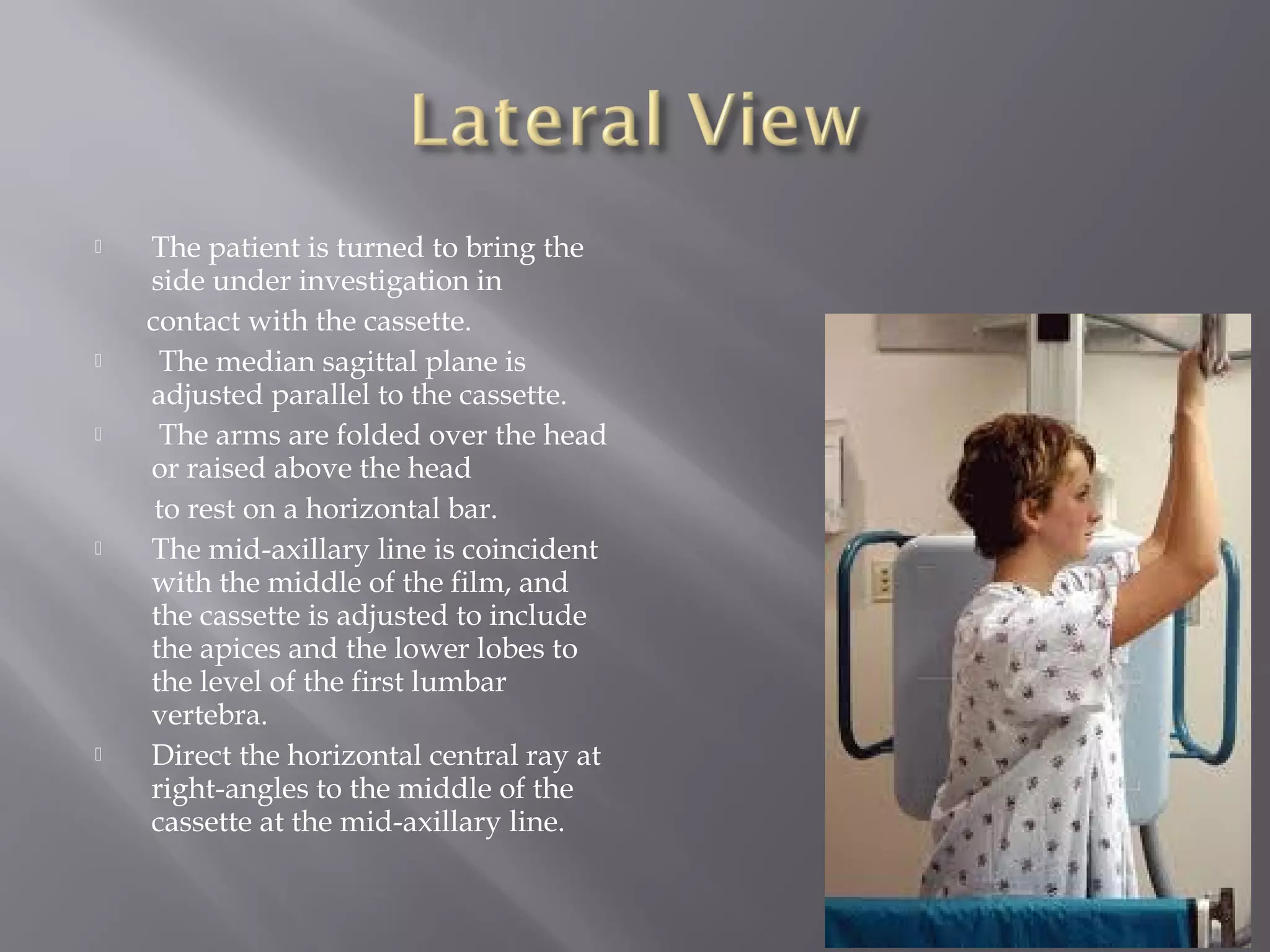 Thoracic positioning | PPT
