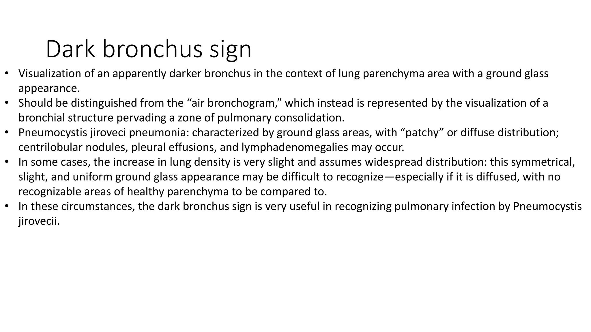 Thoracic radiological signs | PPT