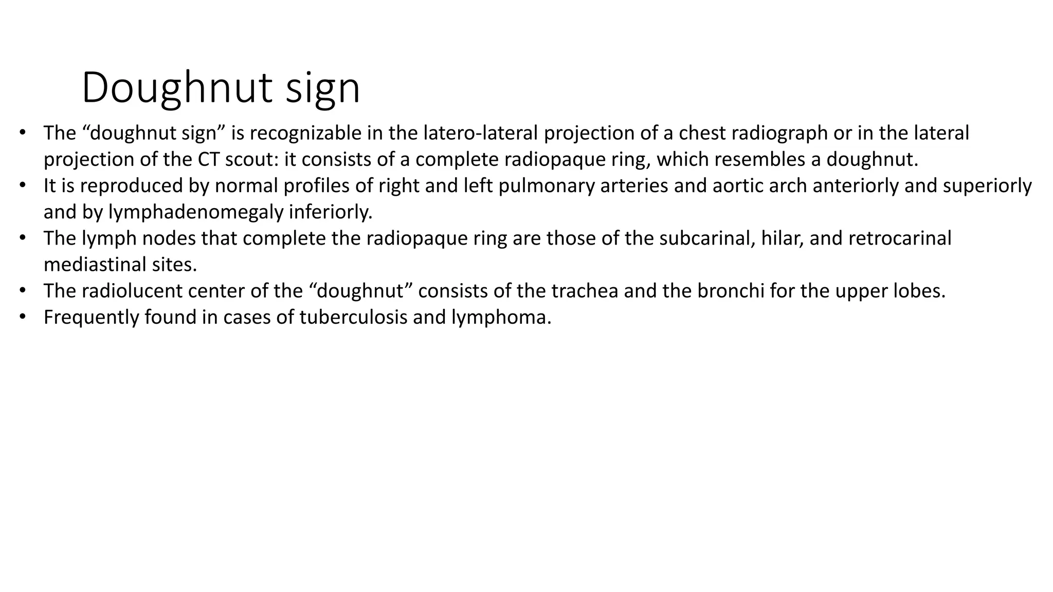 Thoracic radiological signs | PPTX