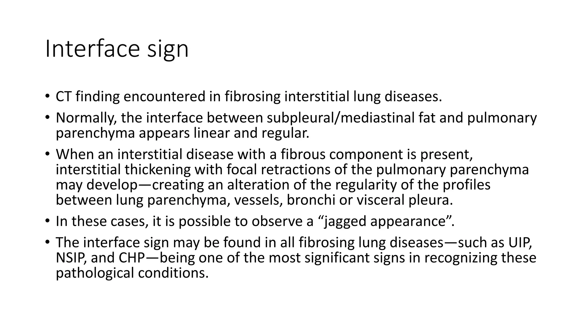 Thoracic radiological signs | PPT