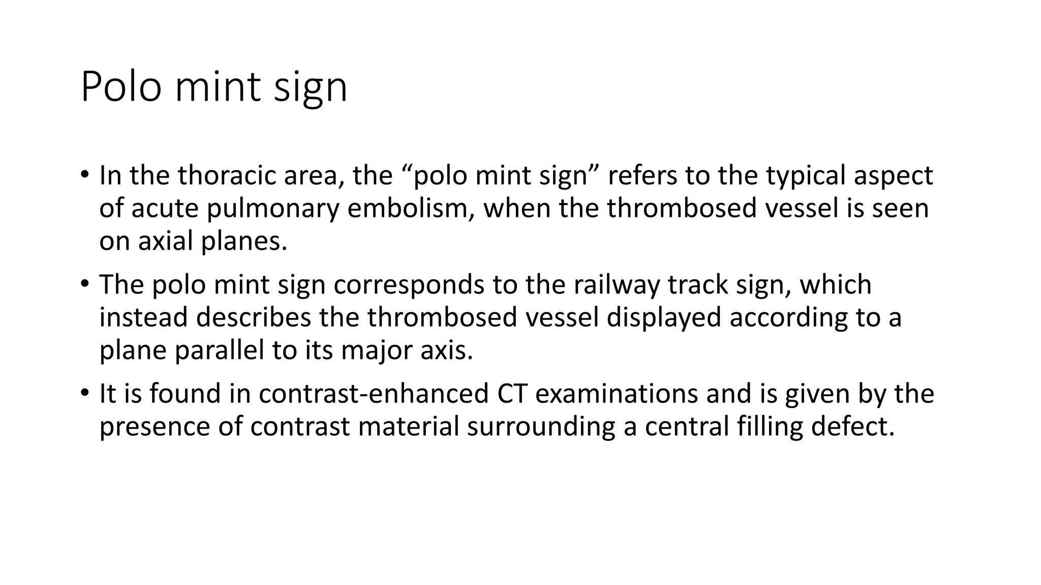 Thoracic radiological signs | PPTX