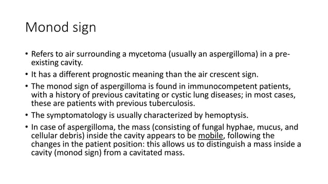 Thoracic radiological signs | PPT