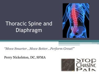 Thoracic Spine and Diaphragm | PPT