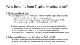Thoracic spine manipulation | PPTX