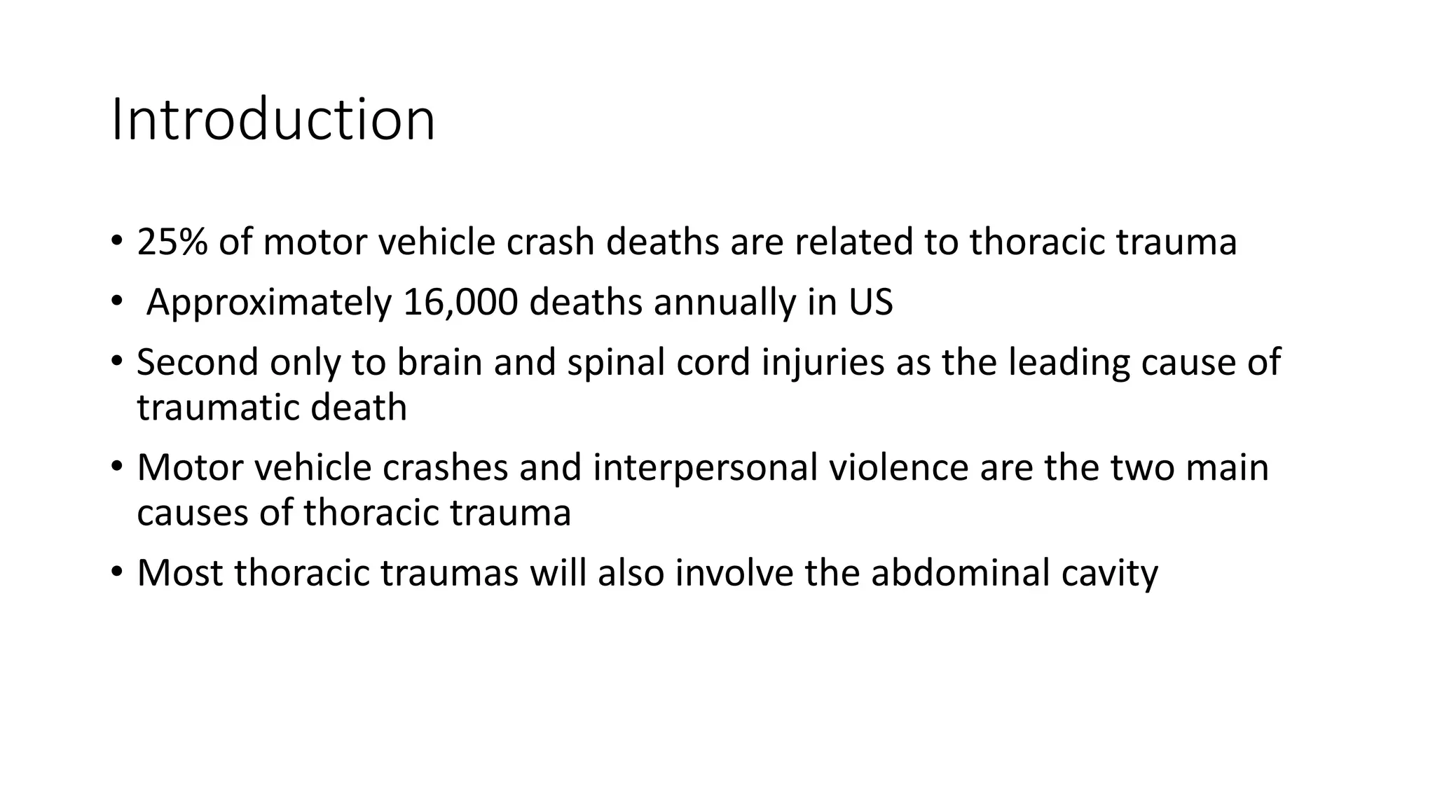 Thoracic trauma | PPTX