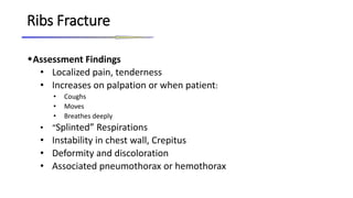 Thoracic trauma | PPTX
