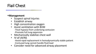 Thoracic trauma | PPTX
