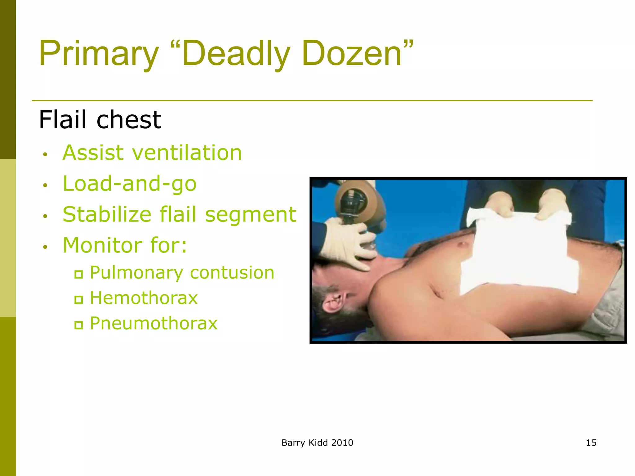 Thoracic trauma | PPT