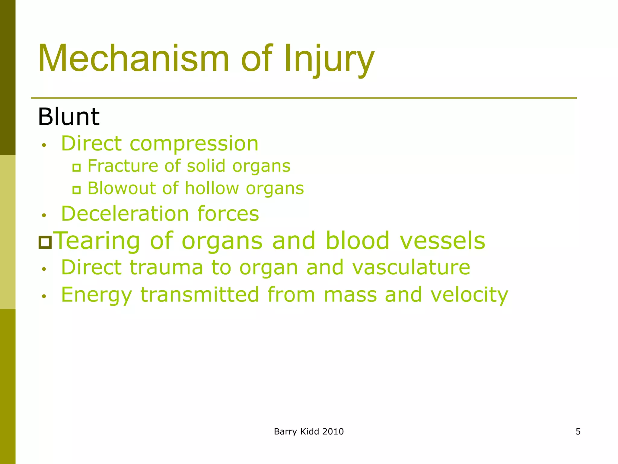 Thoracic trauma | PPT