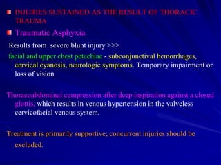 Thoracic trauma | PDF