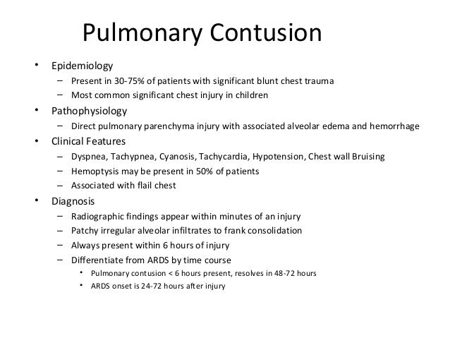 Thoracic Trauma
