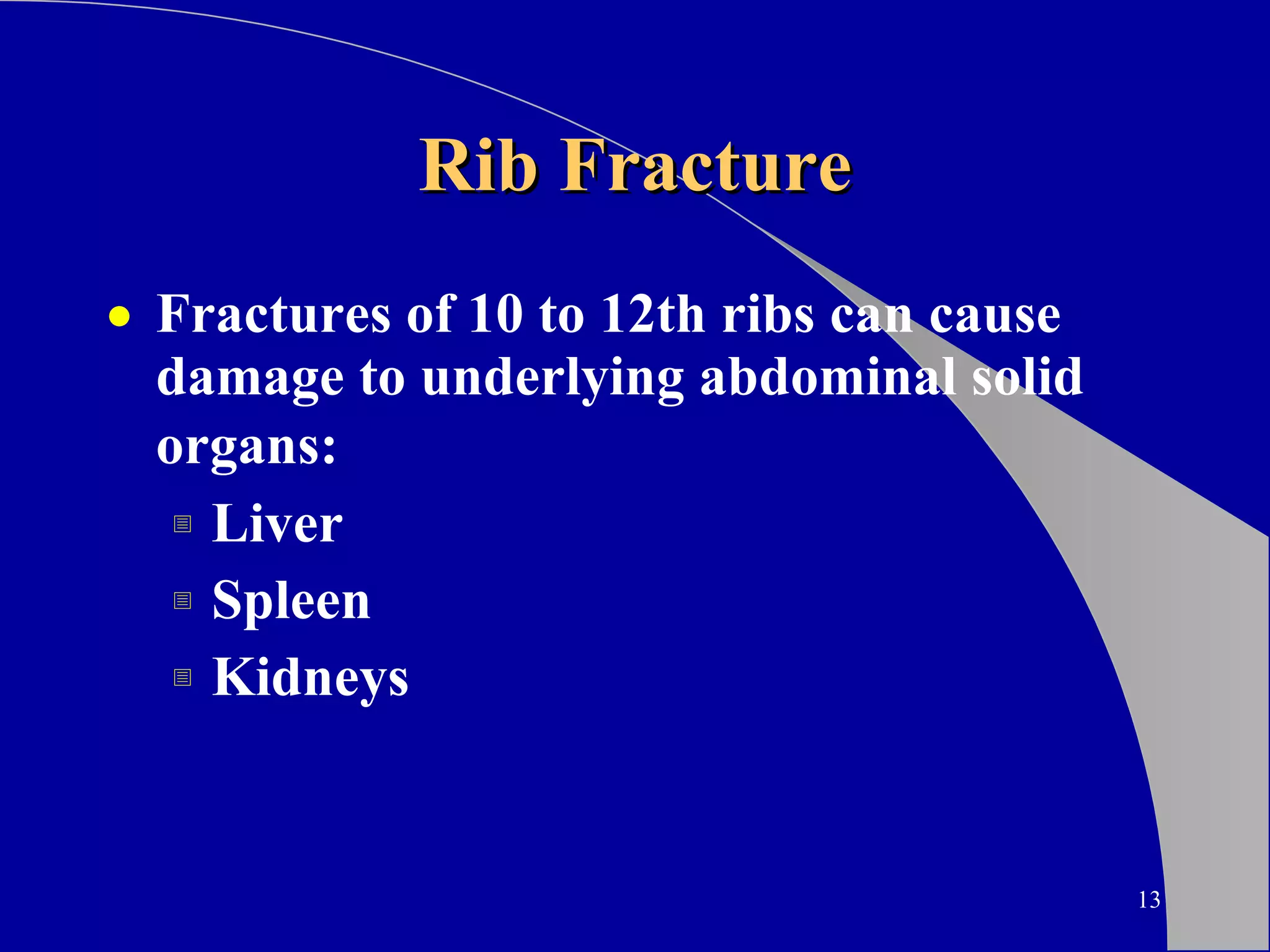 Thoracic Trauma | PPT