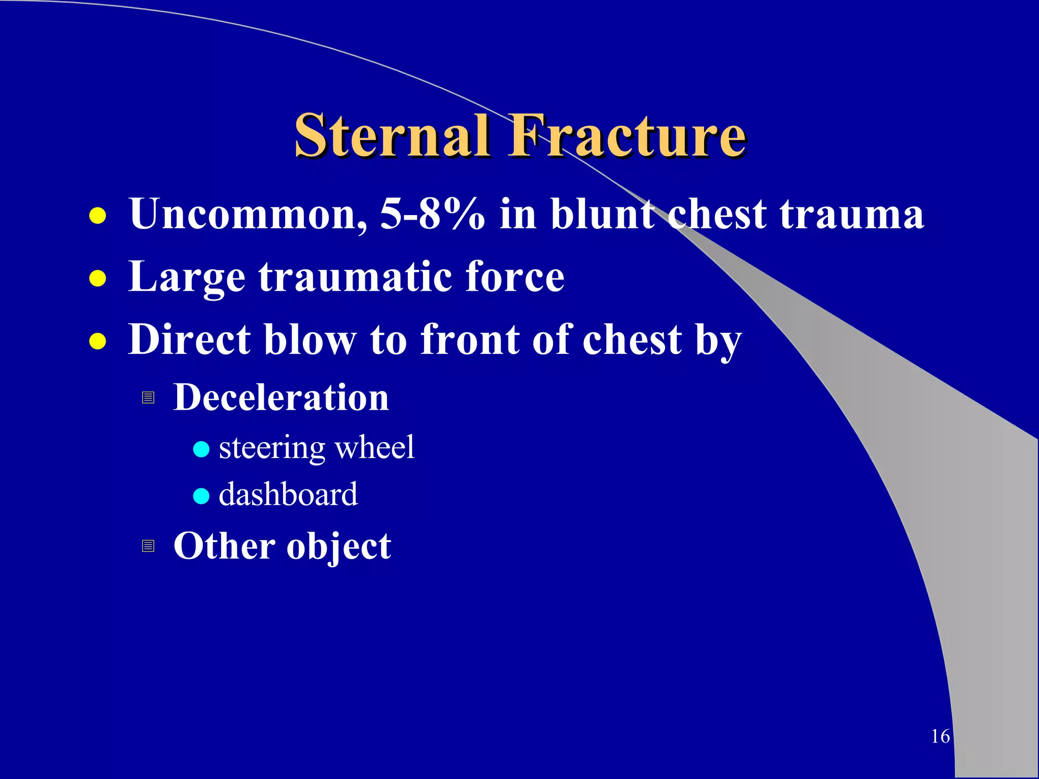 Thoracic Trauma | PPT