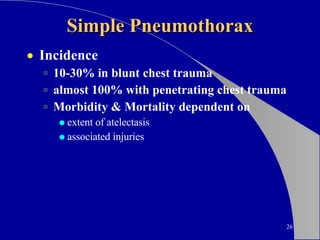 Thoracic Trauma | PPT