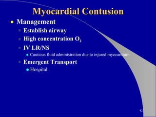 Thoracic Trauma | PPT