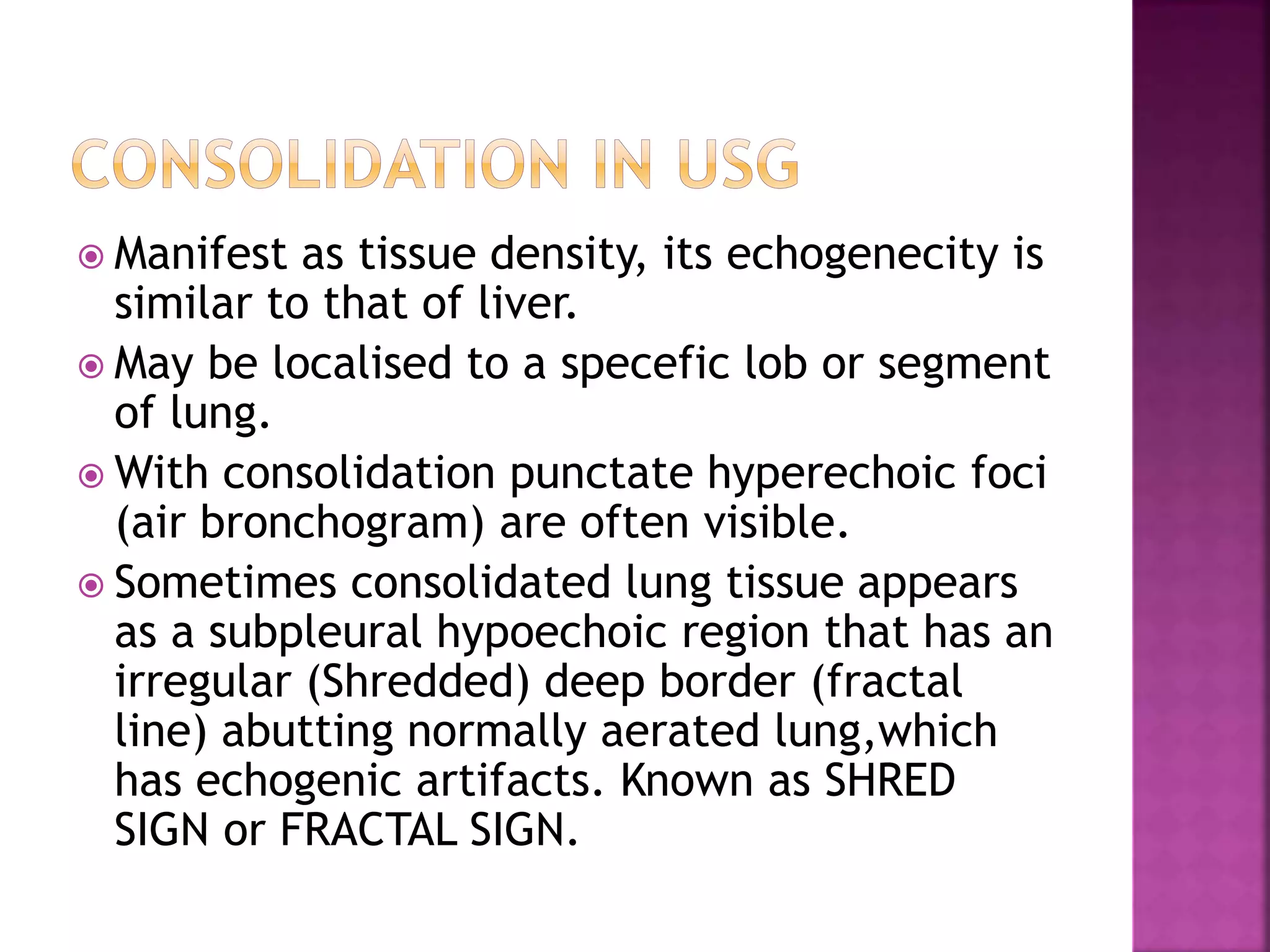 Thoracic ultrasonography ULTIMATE | PPTX