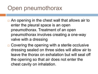 Thoracis trauma | PPTX