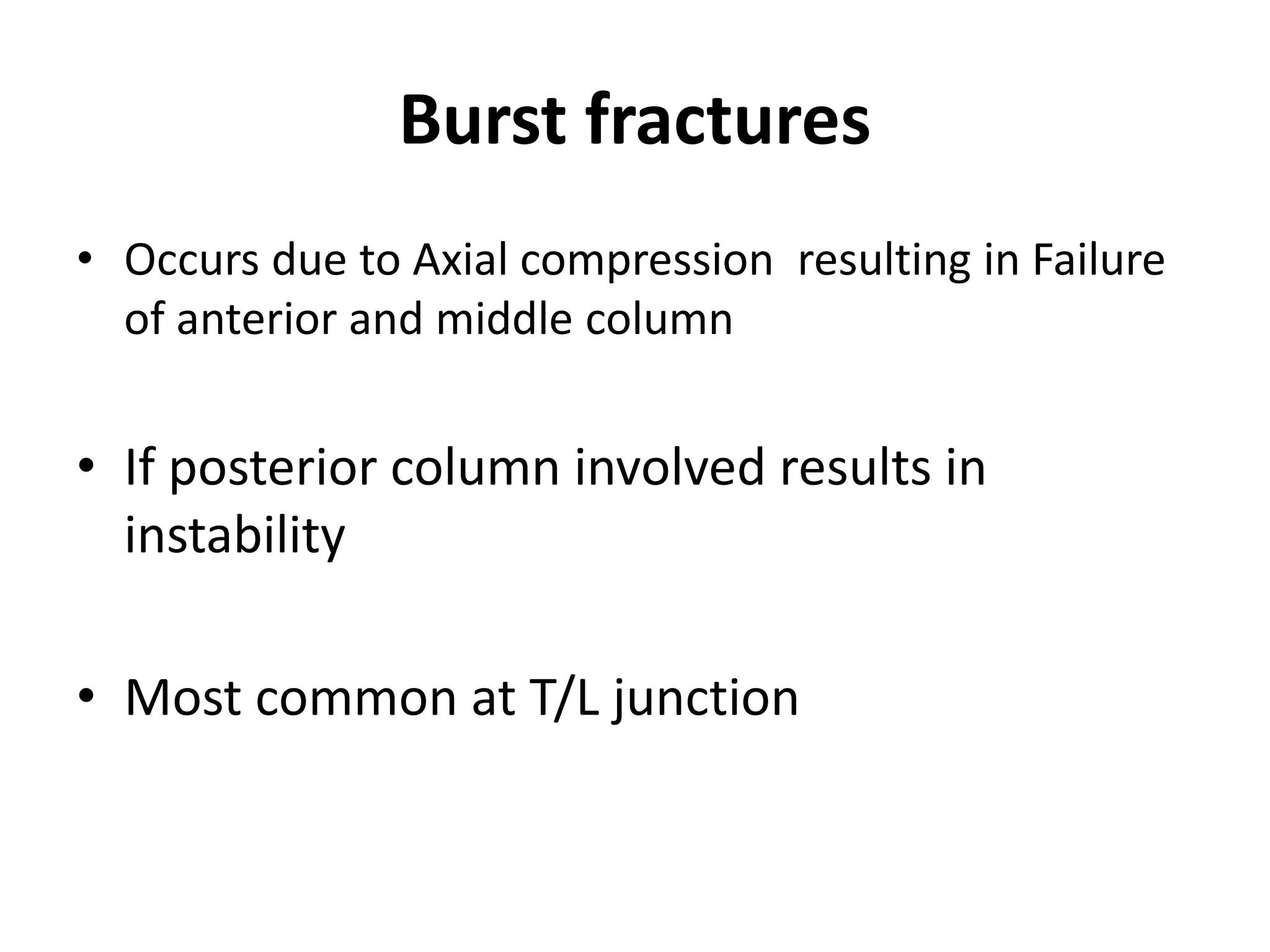 Thoraco lumbar fractures of spine | PPTX