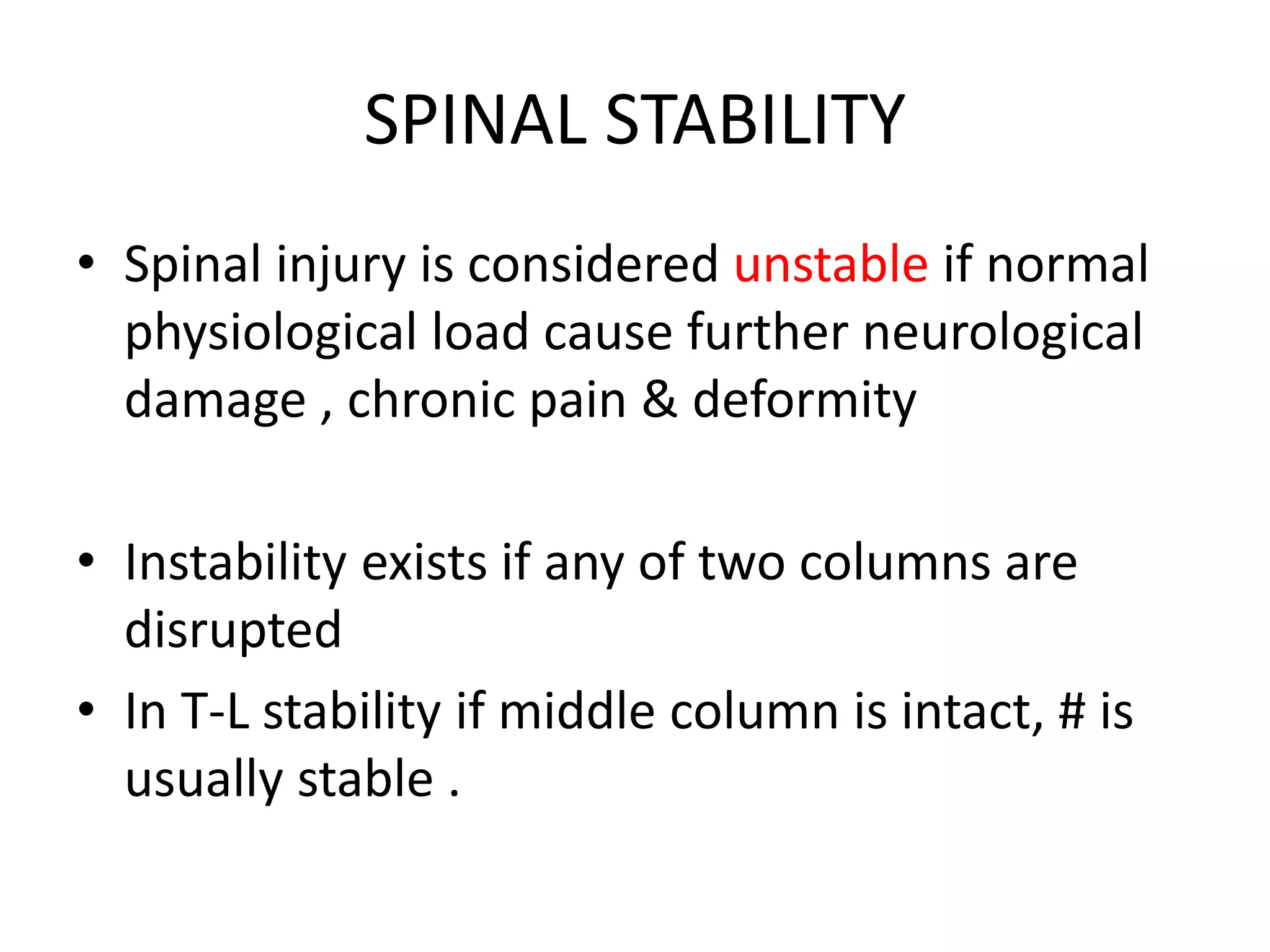 Thoraco lumbar fractures of spine | PPTX
