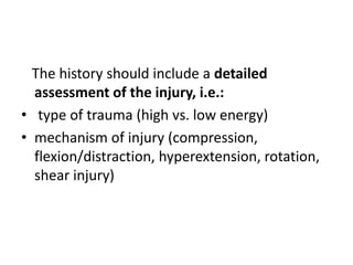 Thoraco lumbar fractures of spine | PPTX