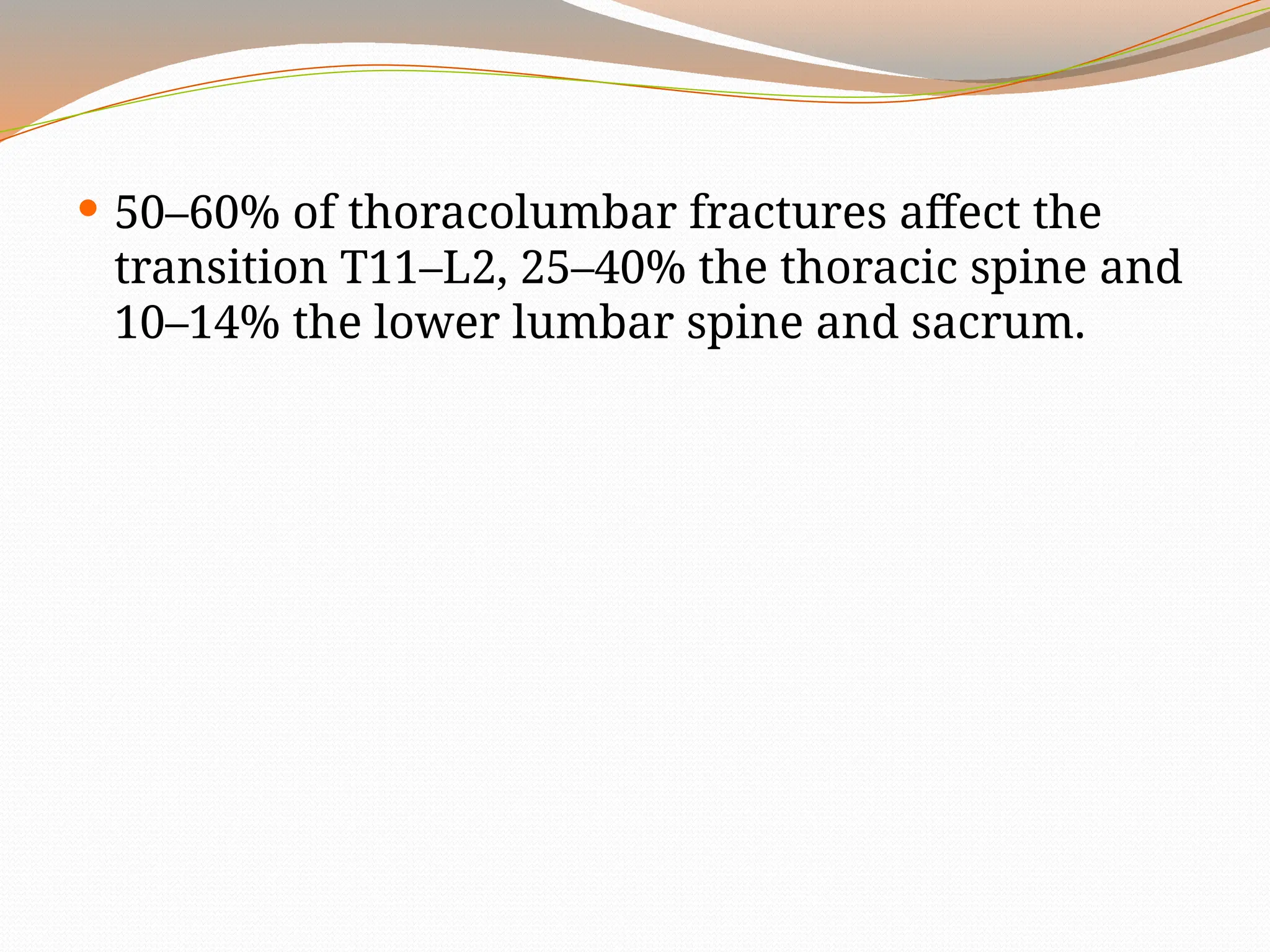 Thoracolumbar Injuries types and treatment | PPTX