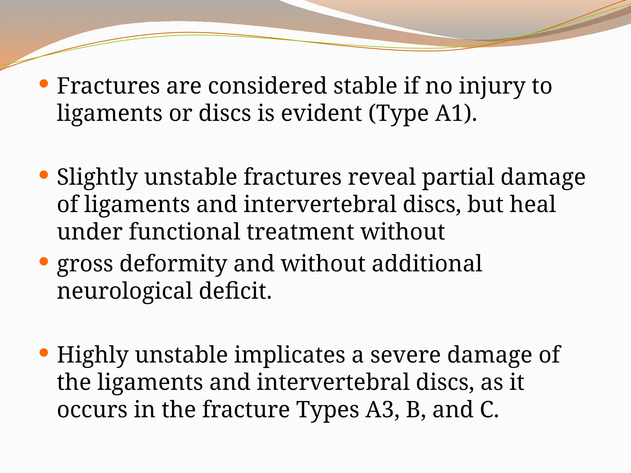 Thoracolumbar Injuries types and treatment | PPTX