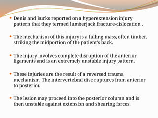 Thoracolumbar Injuries types and treatment | PPTX