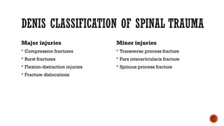 Thoracolumbar injuries and fractures…….. | PPTX