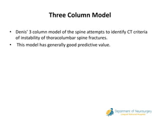 Thoracolumber fractures | PPTX