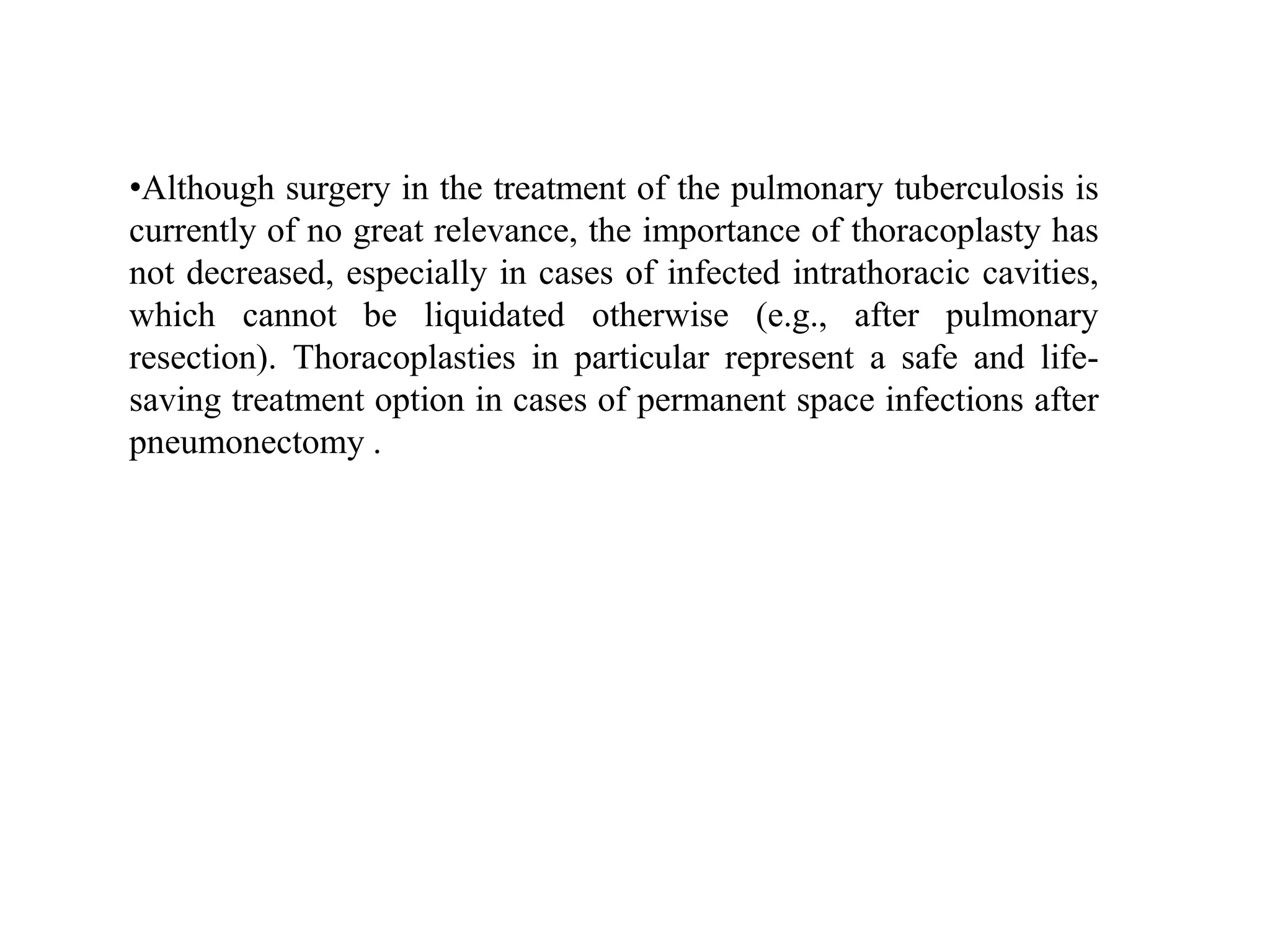 Thoracoplasty. | PPTX