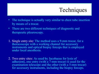 Medical Thoracoscopy | Jindal Chest Clinic | PPT