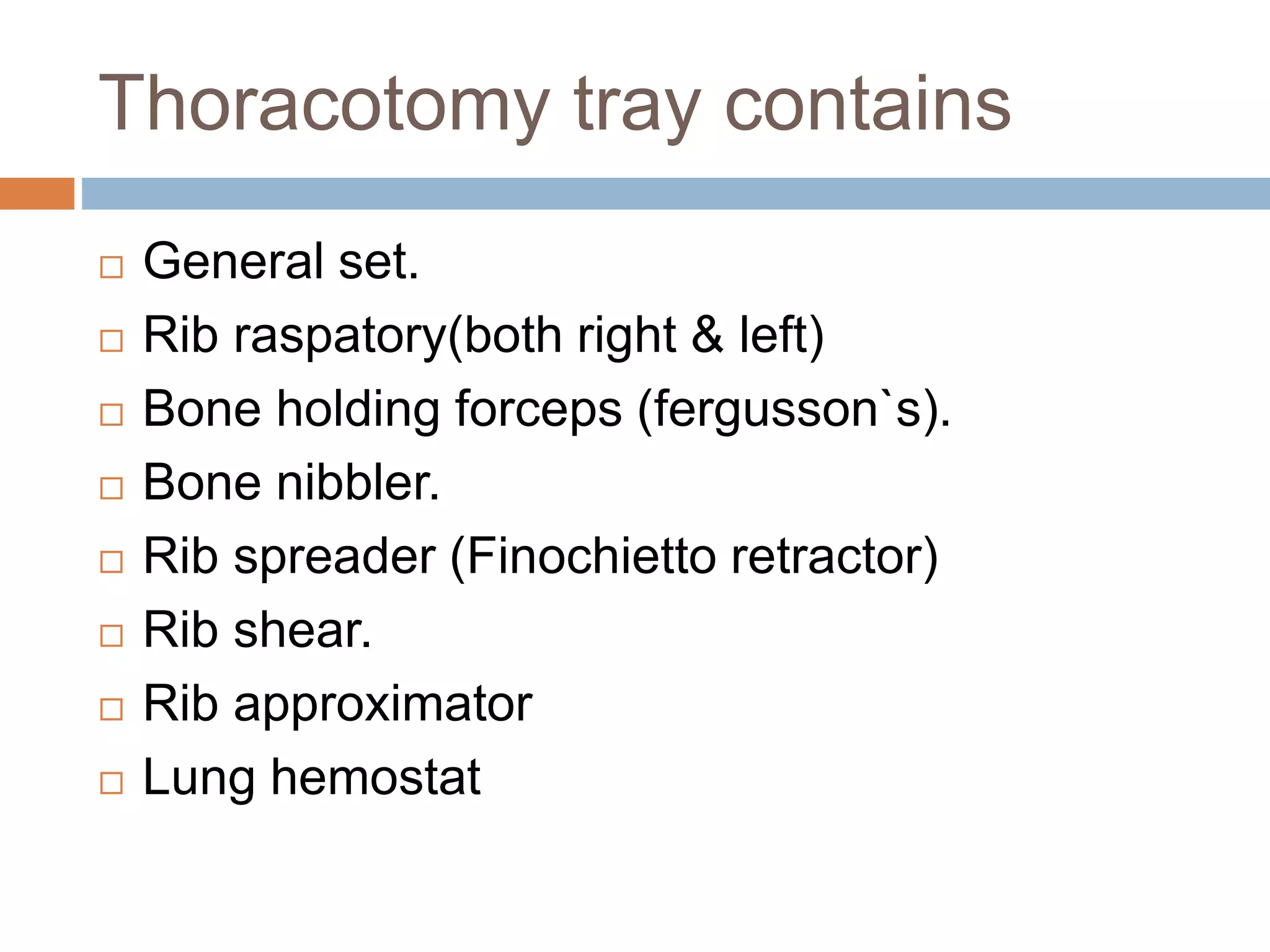 Thoracotomy | PPTX