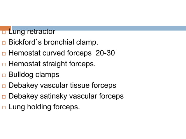 Thoracotomy (AGA UMAR TARIQ) | PPT | Free Download