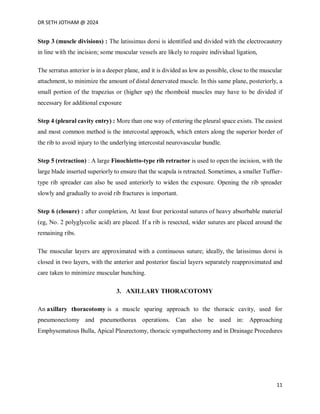 THORACOTOMY . SURGICAL PERSPECTIVES VOL 1 | PDF