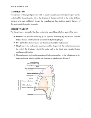 THORACOTOMY . SURGICAL PERSPECTIVES VOL 1 | PDF