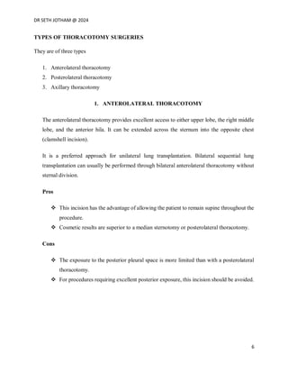 THORACOTOMY . SURGICAL PERSPECTIVES VOL 1 | PDF