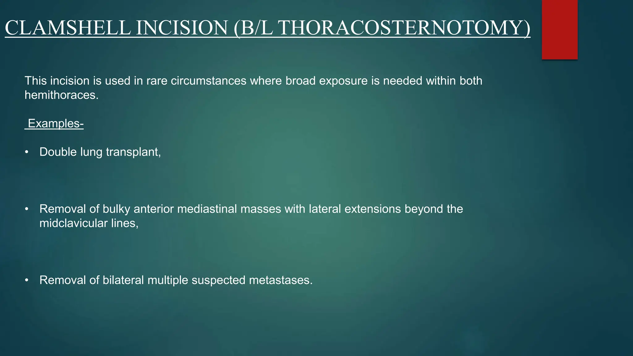 THORACOTOMY INCISION ppt by Dr. Amrit kumar | PPTX