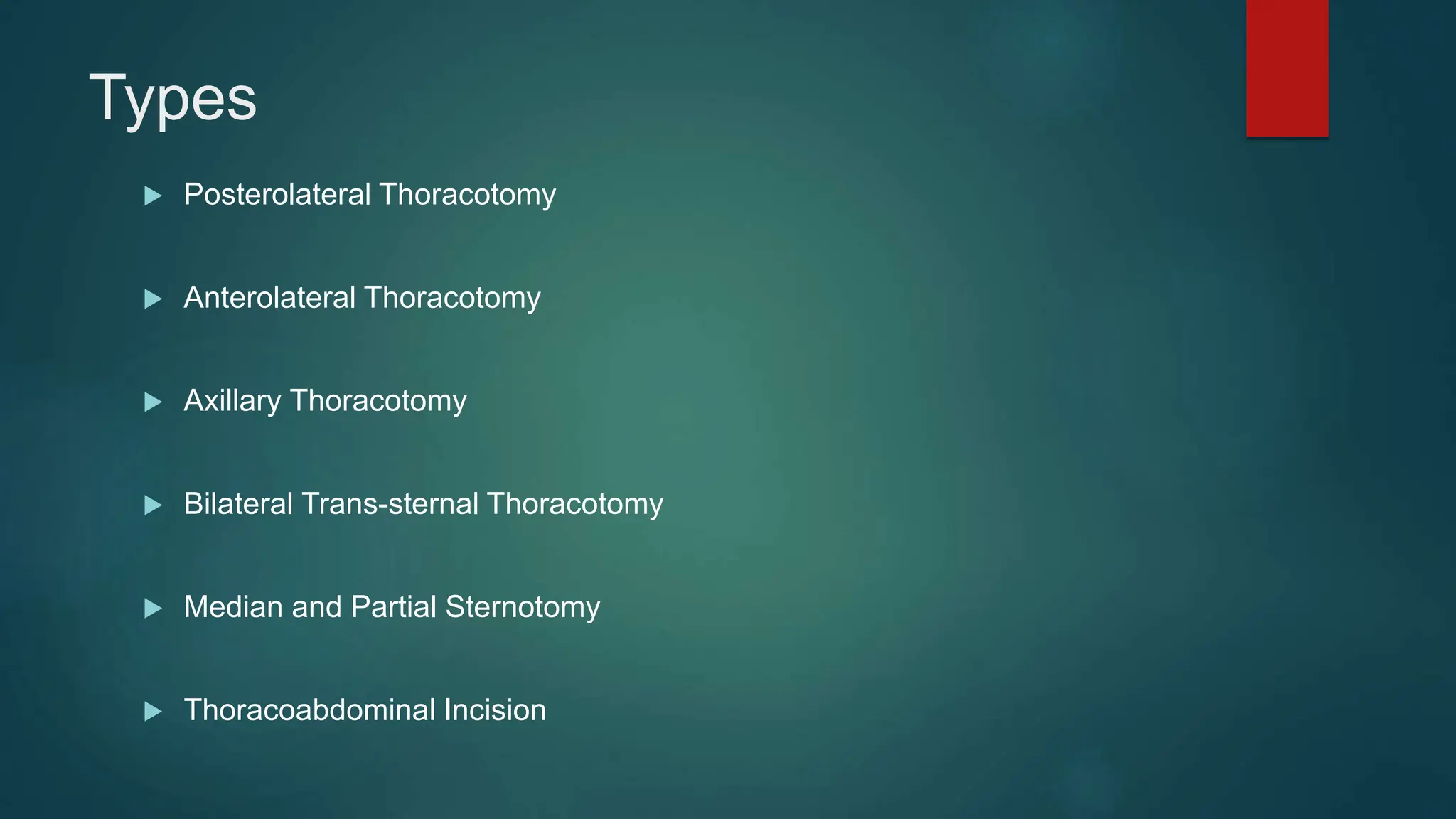 THORACOTOMY INCISION ppt by Dr. Amrit kumar | PPTX | Death, Injury, or ...