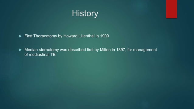 THORACOTOMY INCISION ppt by Dr. Amrit kumar | PPTX | Death, Injury, or ...