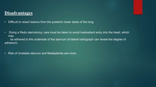 THORACOTOMY INCISION ppt by Dr. Amrit kumar | PPTX