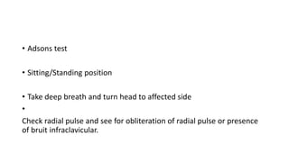 Thoracic outlet syndrome | PPTX | Death, Injury, or Military Conflict ...