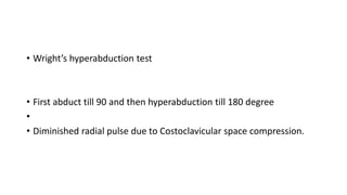 Thoracic outlet syndrome | PPTX | Death, Injury, or Military Conflict ...