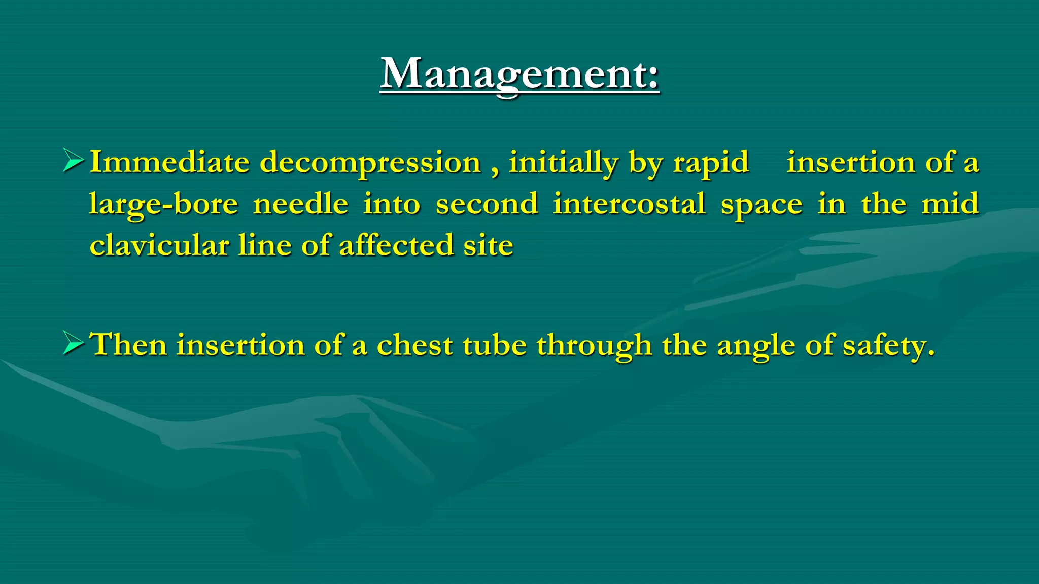Thoracic surgical emergencies | PPTX