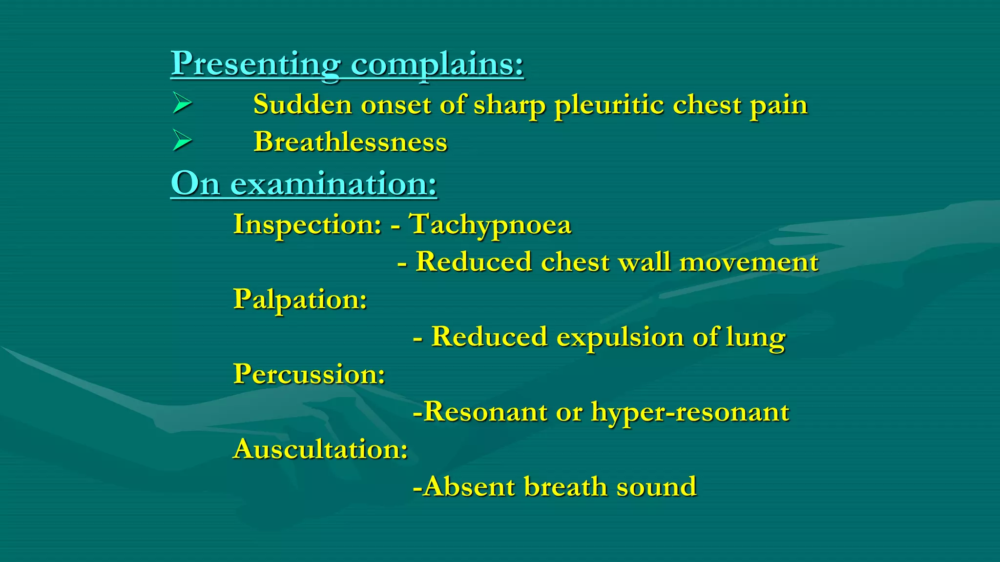 Thoracic surgical emergencies | PPTX